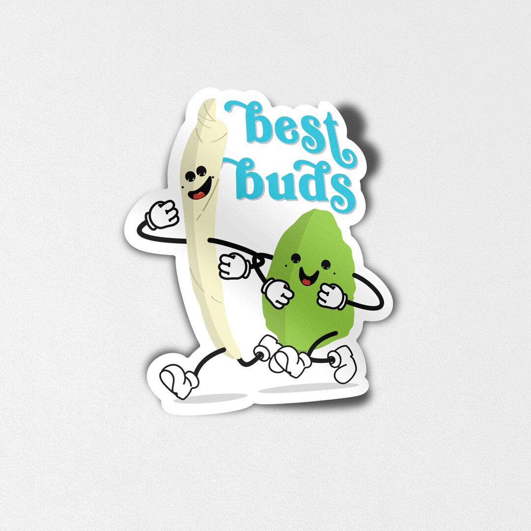 Best Buds Sticker Decorate Anything With an Eye-catching Marijuana ...