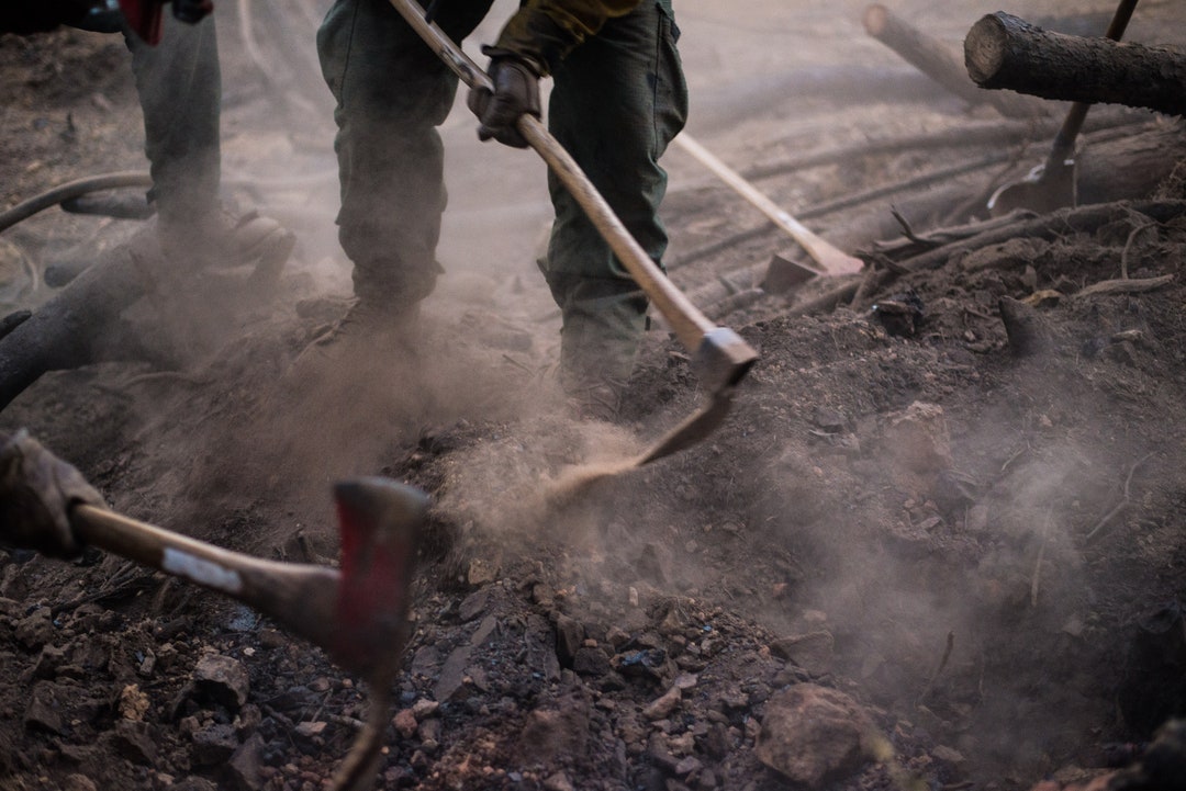 Fine Art Photography Prints "head Down": Wildland Fire, Firefighting ...