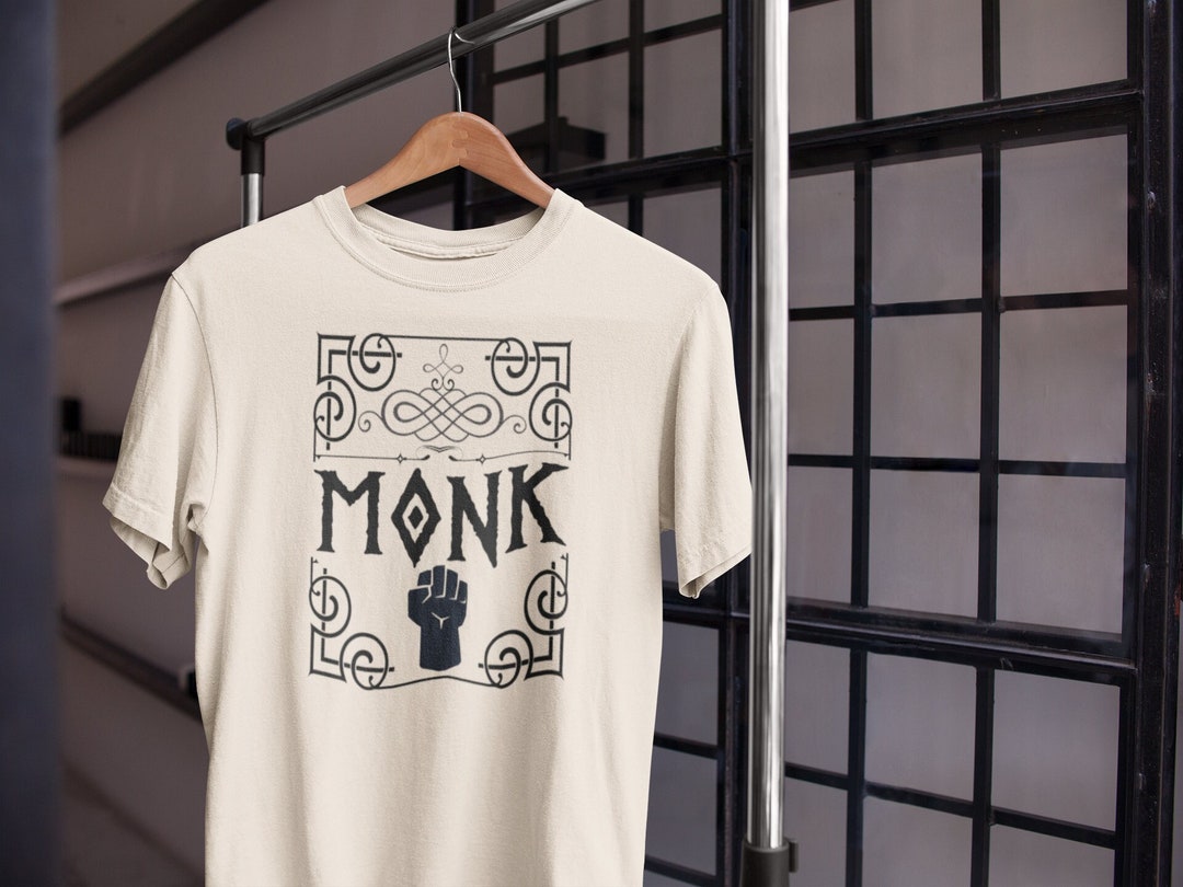 Monk T-shirt | Dnd Shirt | Dungeons and Dragons Monk | D&D Class ...