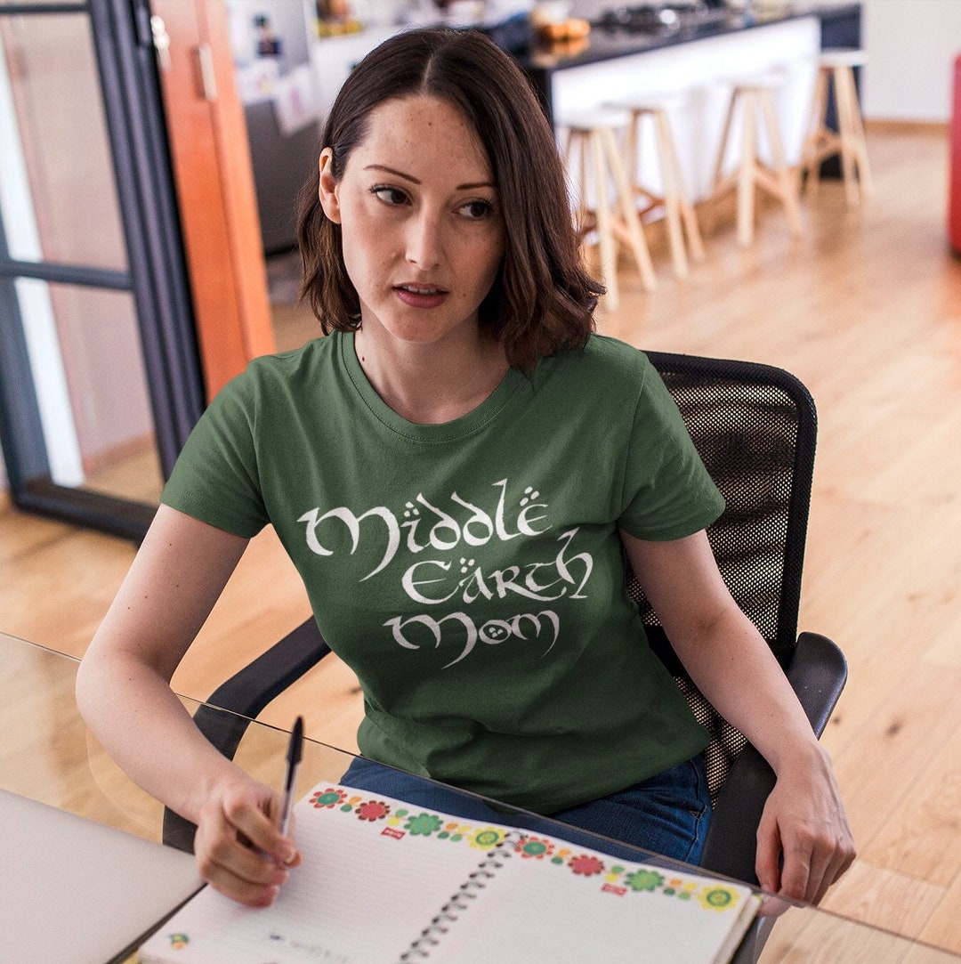 Lord of the Rings | LOTR | Middle Earth Mom T-shirt | Mother of Hobbits ...