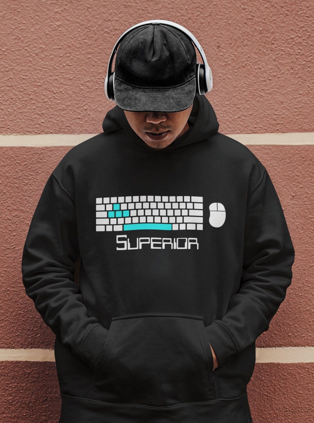 PC Gaming Superior Hoodie Keyboard and Mouse Gaming Video Game Clothes ...