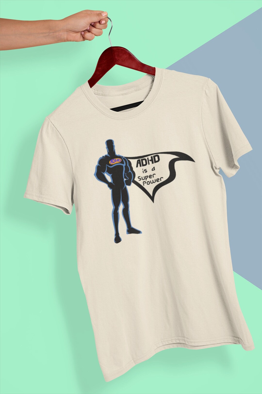 ADHD is a Super Power T-shirt, Attention Deficit Hyperactivity Disorder ...