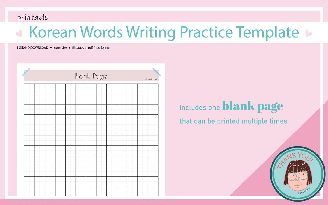 Biginnerlevel-3_numbers in Korean, Learning Korean, Korean Writing ...
