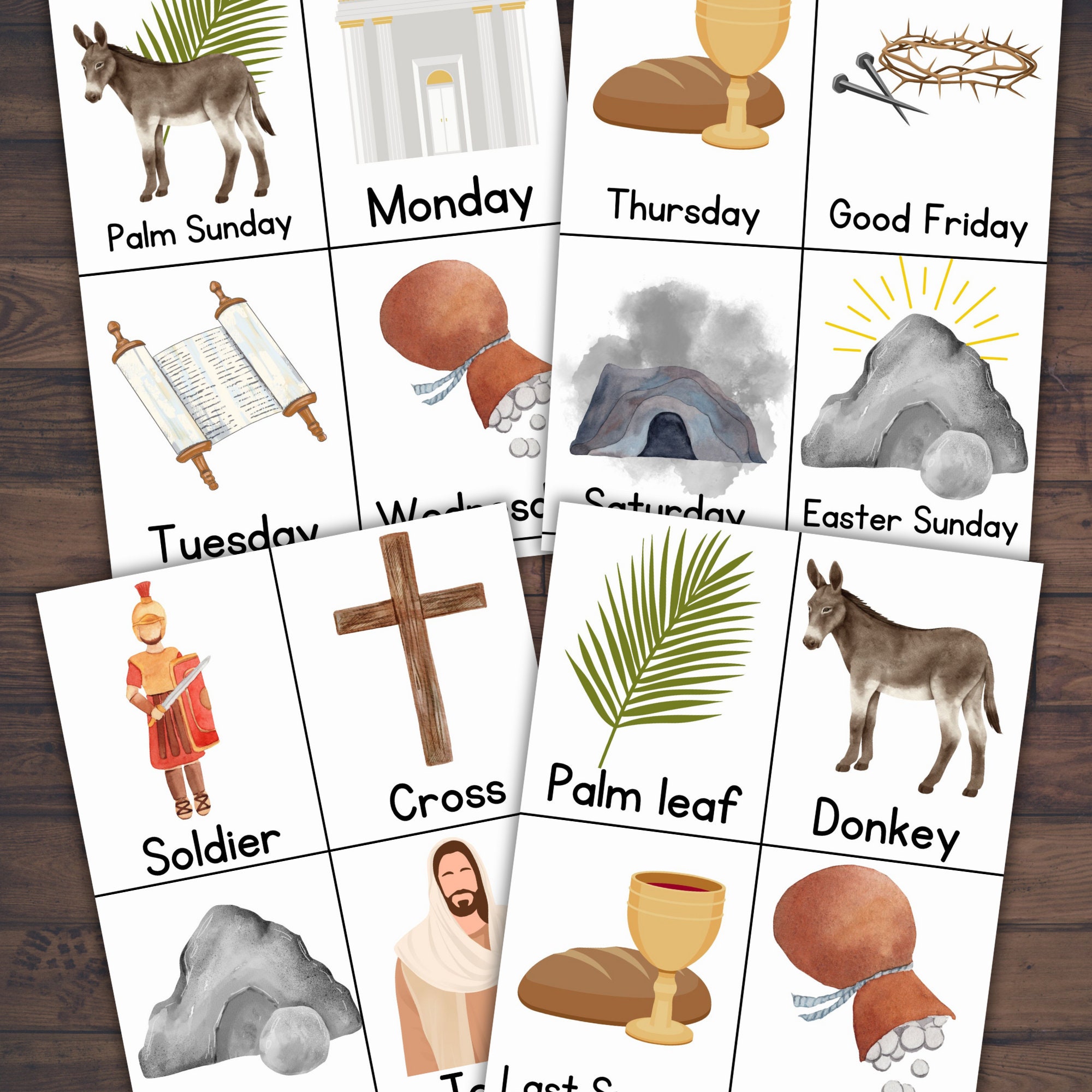 Holy Week Unit Study, Holy Week Devotional Set for Mom and Kids ...