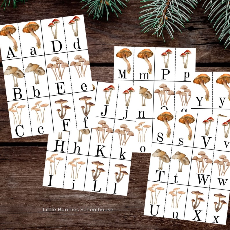 Printable Mushroom Mini Unit - Etsy