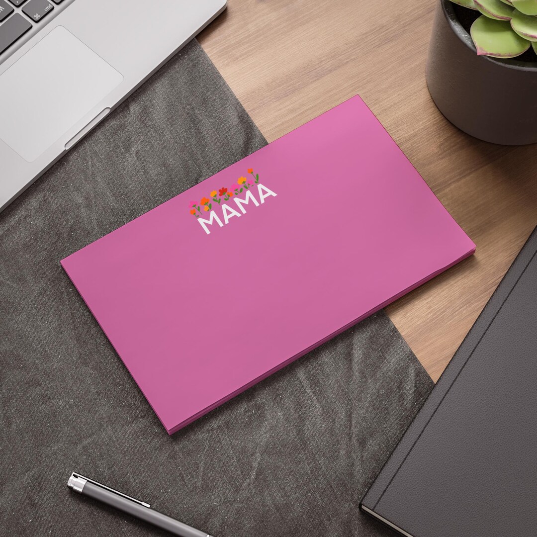 Floral Mama Post-it® Note Pads - Perfect for Moms, Mothers Day Gifts ...