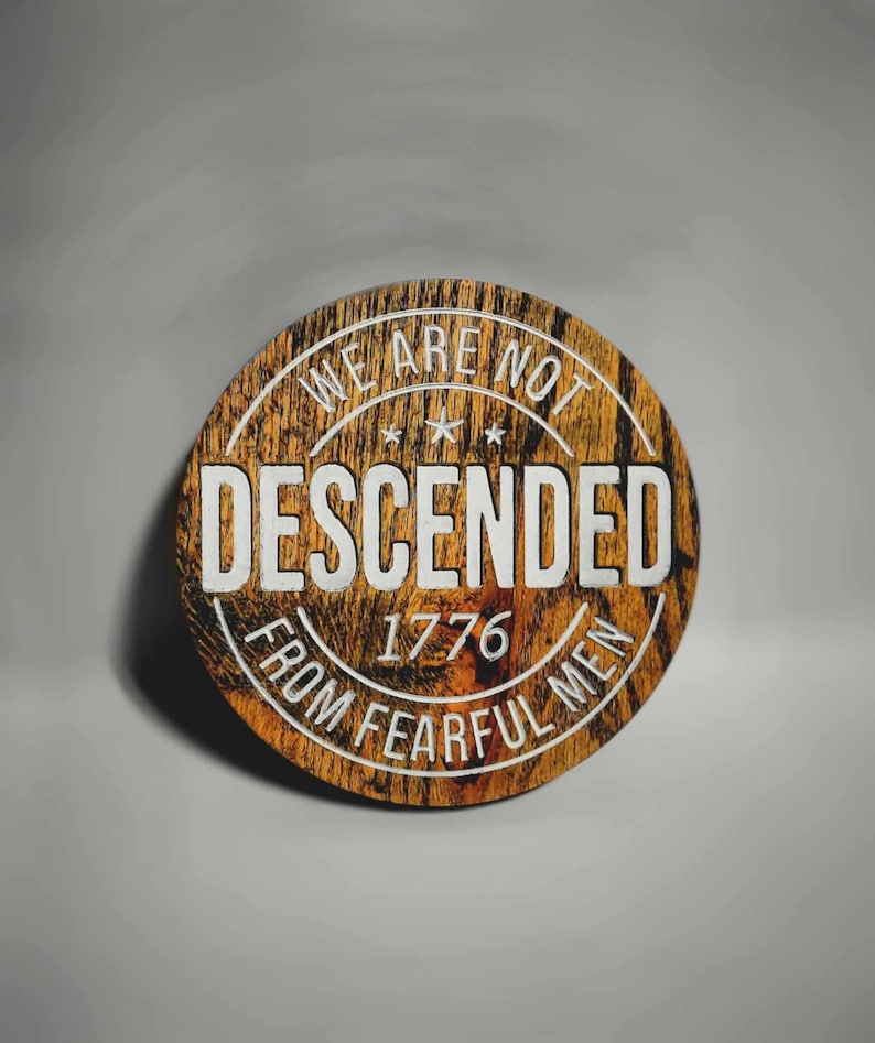 We Are Not Descended From Fearful Men - Etsy