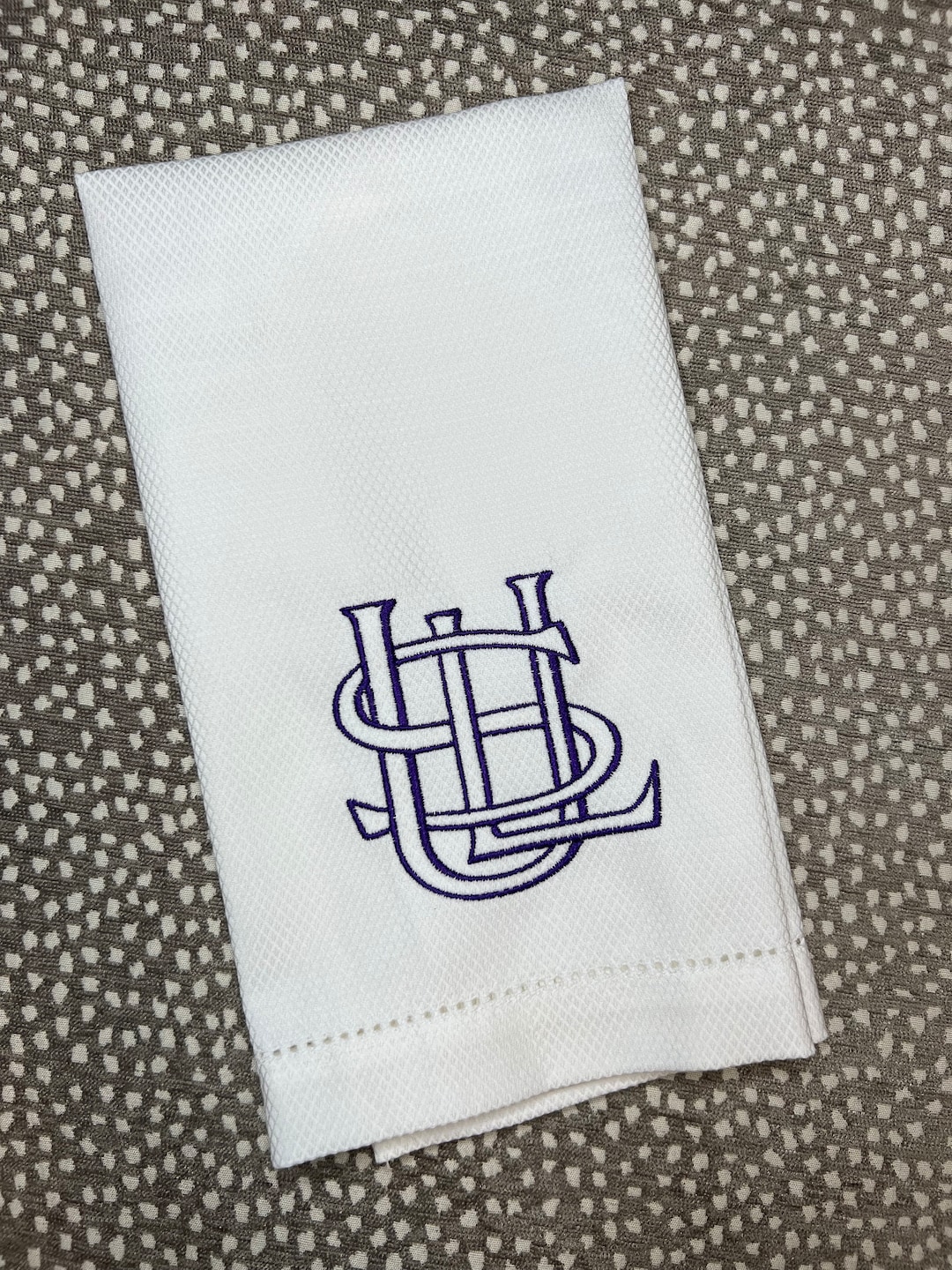 LSU Interlocking Huck Towel - Etsy