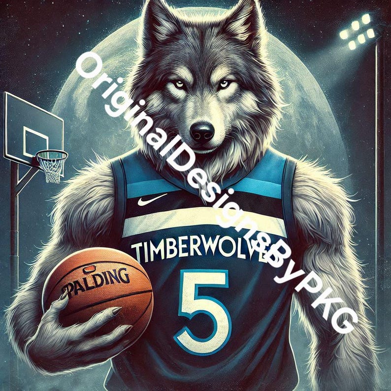 Timberwolves Wolf PNG, JPG Cricut Silhouette - Etsy