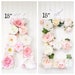 Floral Letter Flower Letter Nursery Wall Art Monogram Baby - Etsy