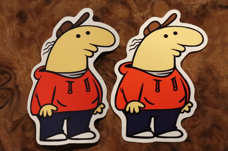 Smiling Friends Show Character Sticker Set I 4 Stickers - Etsy