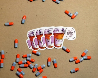 Medication Reminder Stickers - Etsy