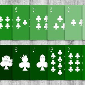 Gradient Playing Cards - Etsy