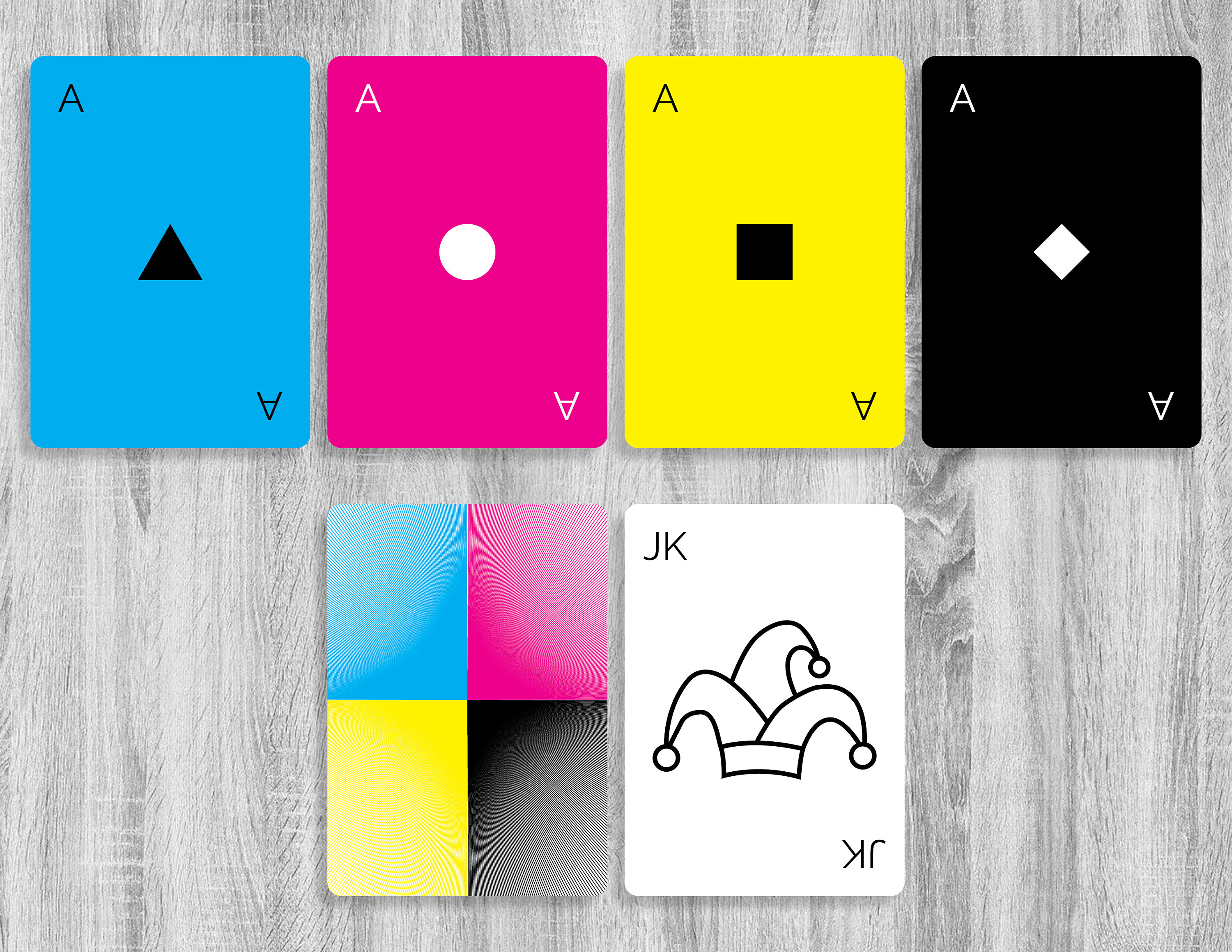 CMYK Playing Cards - Etsy