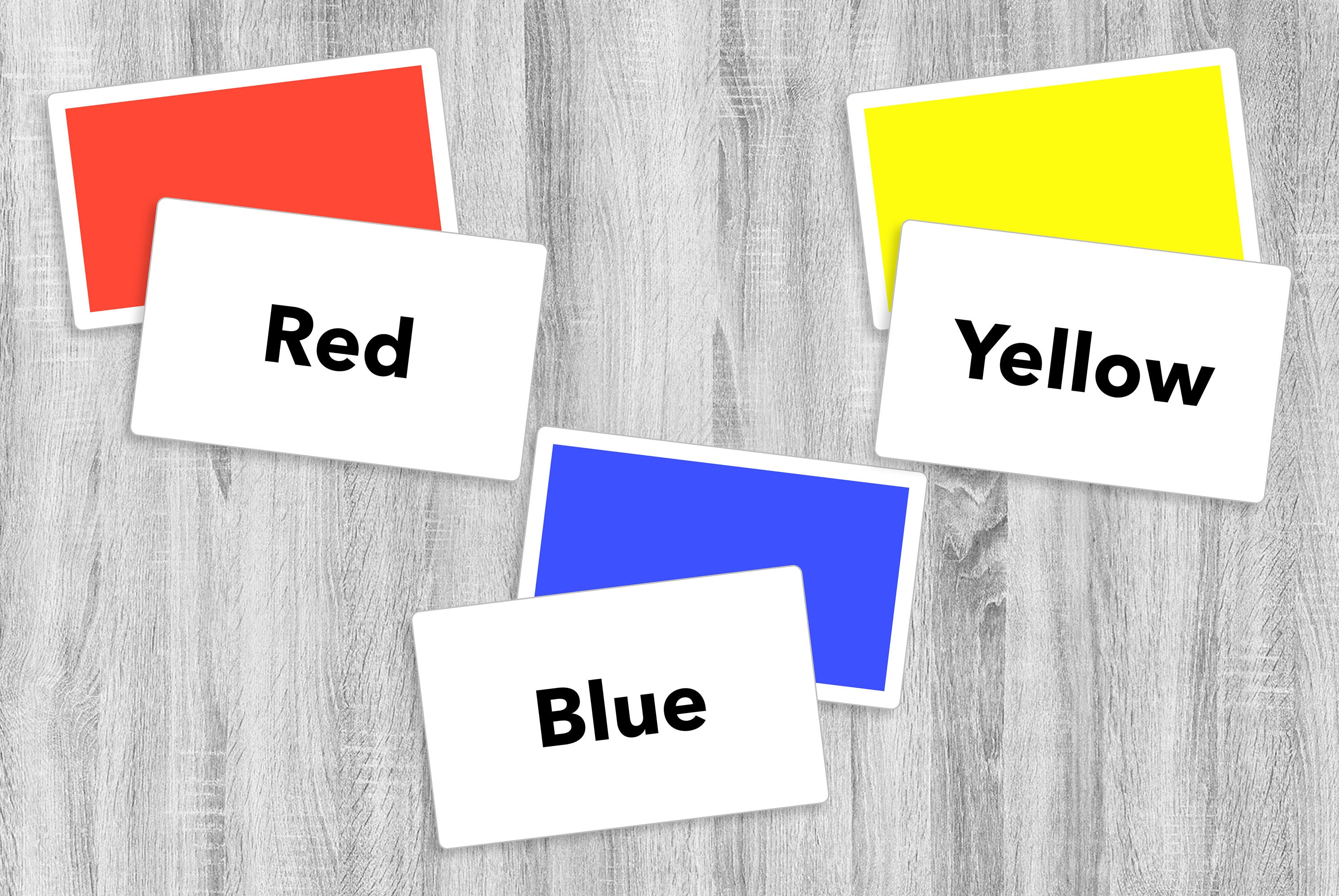 Large Size Color Cards · Educational Cards · Flash Cards - Etsy