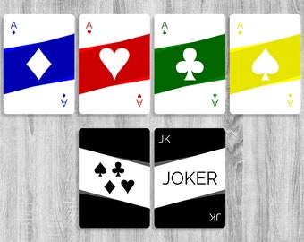Gradient Playing Cards | Etsy