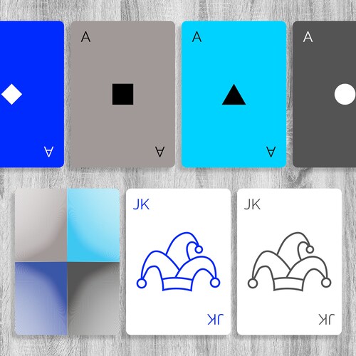 8-bit Gold Playing Cards | Etsy