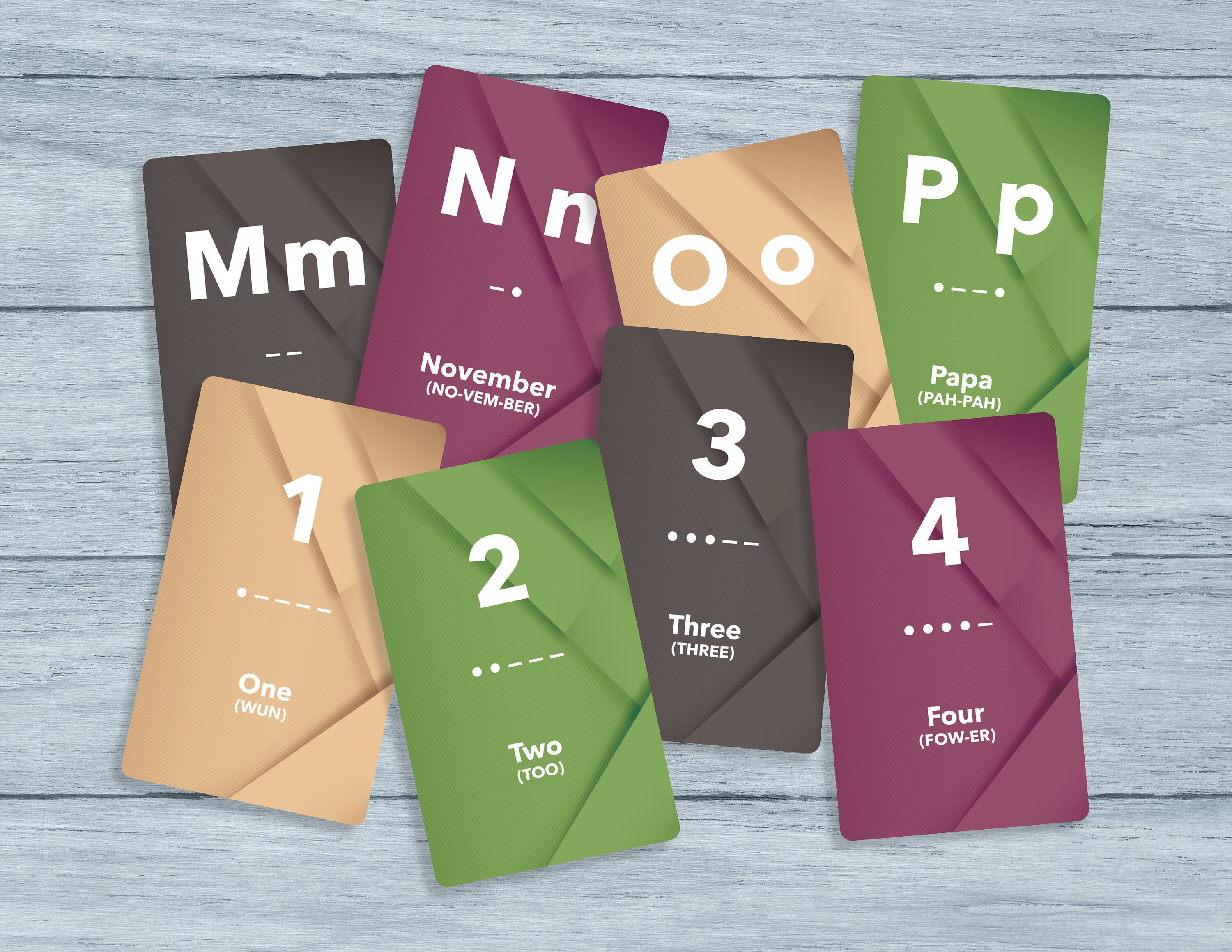 Large Size Phonetic Alphabet Cards Educational Cards Flash Cards - Etsy