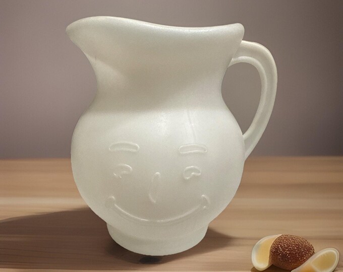 Vintage 1980's Kool Aid Man 2 Quart Plastic Pitcher 7.5" Tall Clean - Etsy