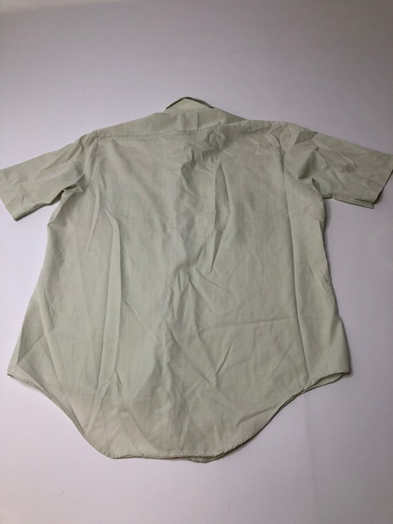 VTG 80’s J Freeman Light Green Pastel Button Down Cas… - Gem