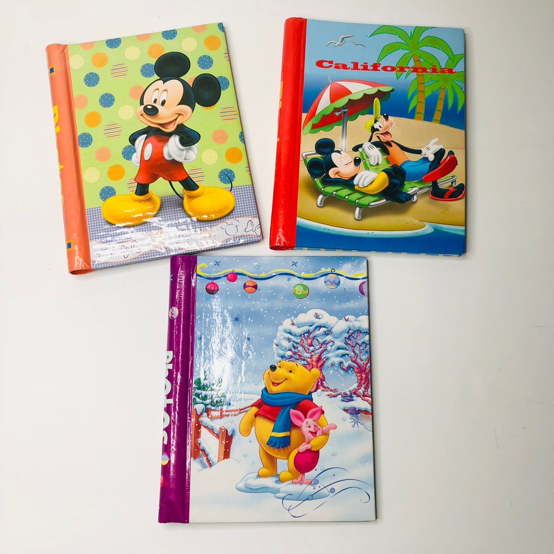 VTG 90s Disney Photo Album Bundle 3 Mickey & Friends Disneyland ...