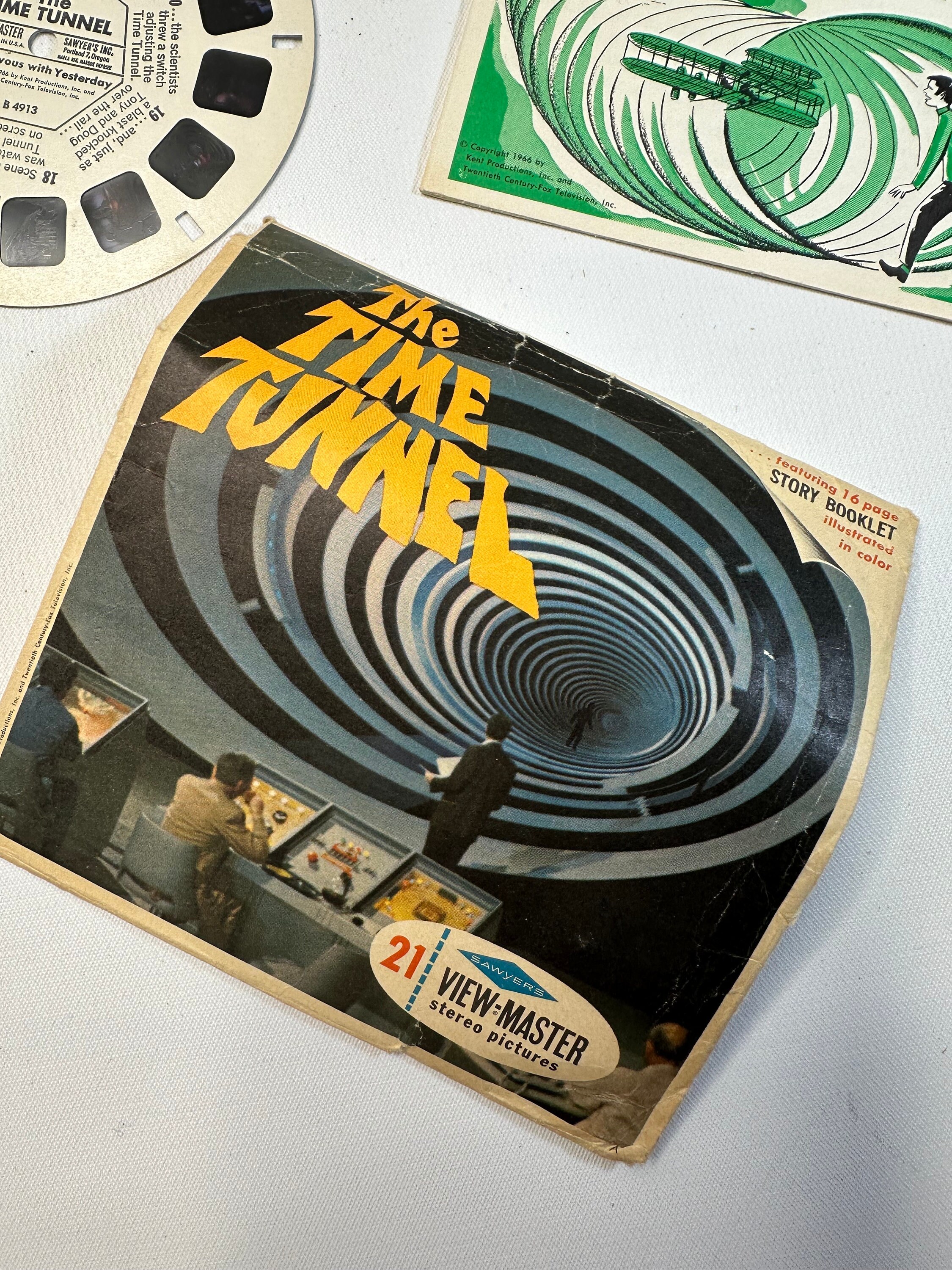 1966 Sawyer Time Tunnel View Master Rendezvous Yesterday Reels Packet 3 ...