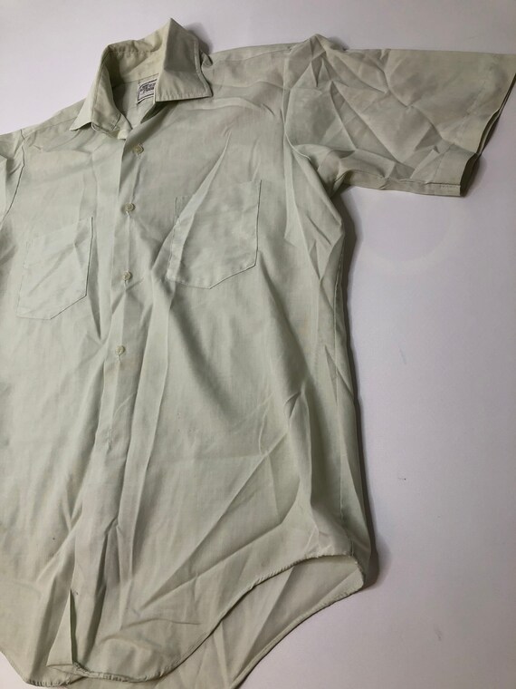 VTG 80’s J Freeman Light Green Pastel Button Down Cas… - Gem