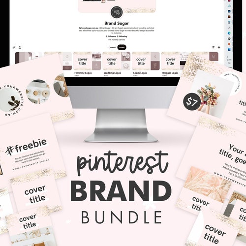 Pinterest Template Blush Pink Pinterest Banners Pinterest Graphics ...