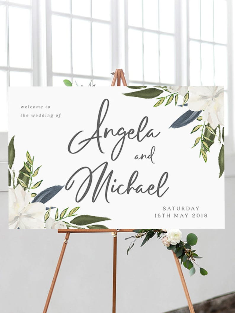 Landscape Welcome Sign INSTANT DOWNLOAD Editable PDF Welcome | Etsy