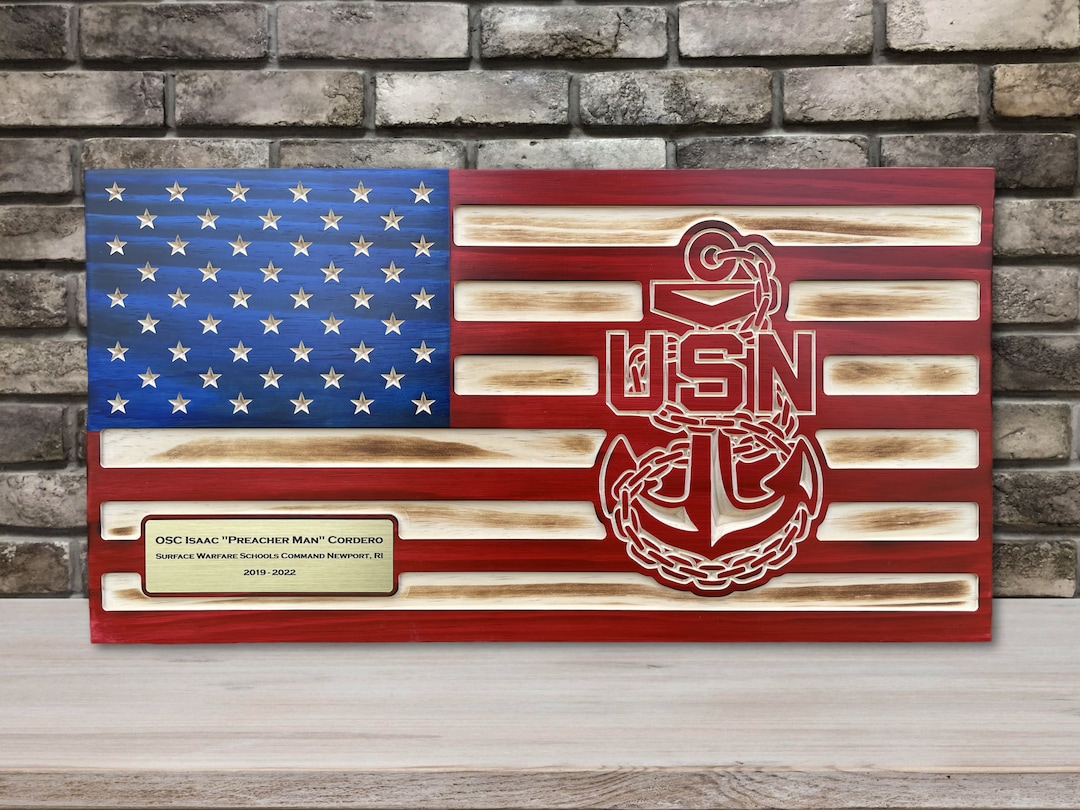 Navy Retirement, Personalized US Navy Flag, Navy Chief Flag ...