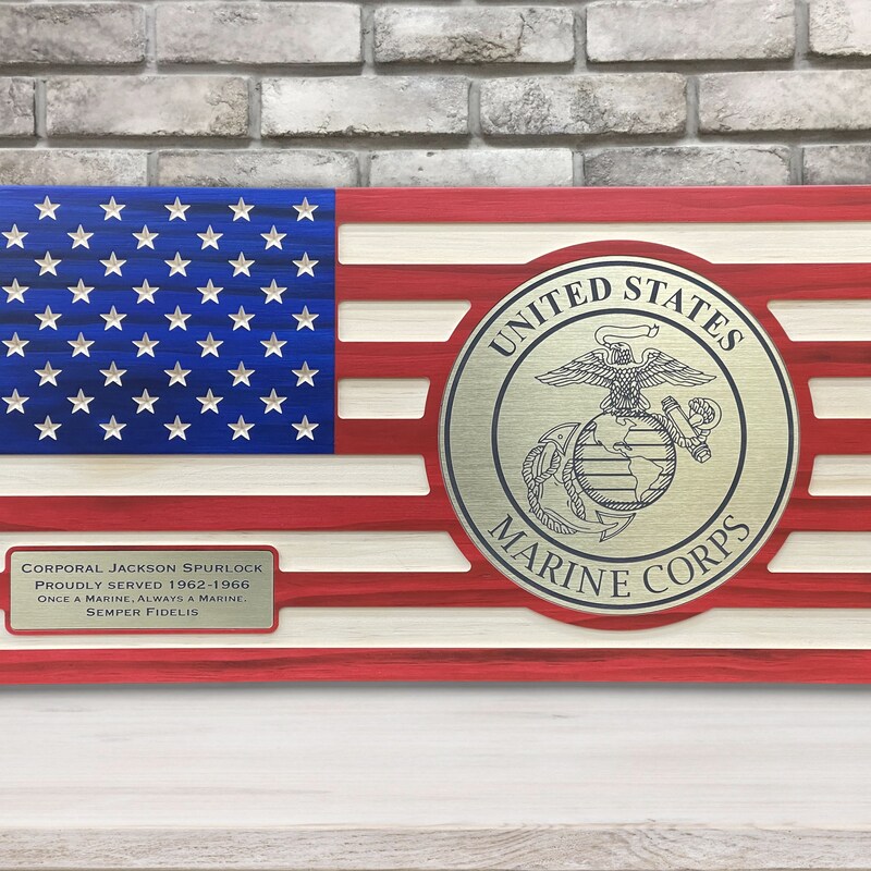 Marine Flag - Etsy