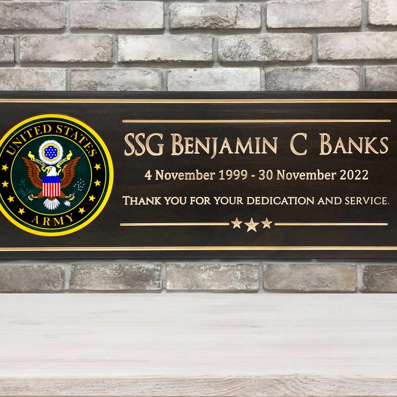 Military Plaques - Etsy