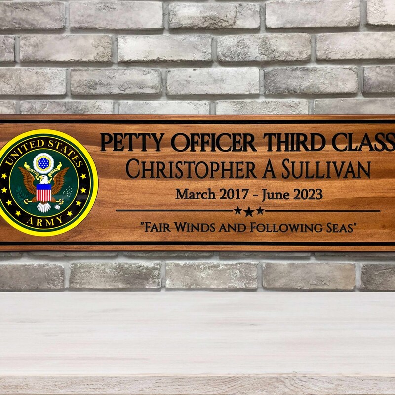 Usmc Desk Plaque - Etsy