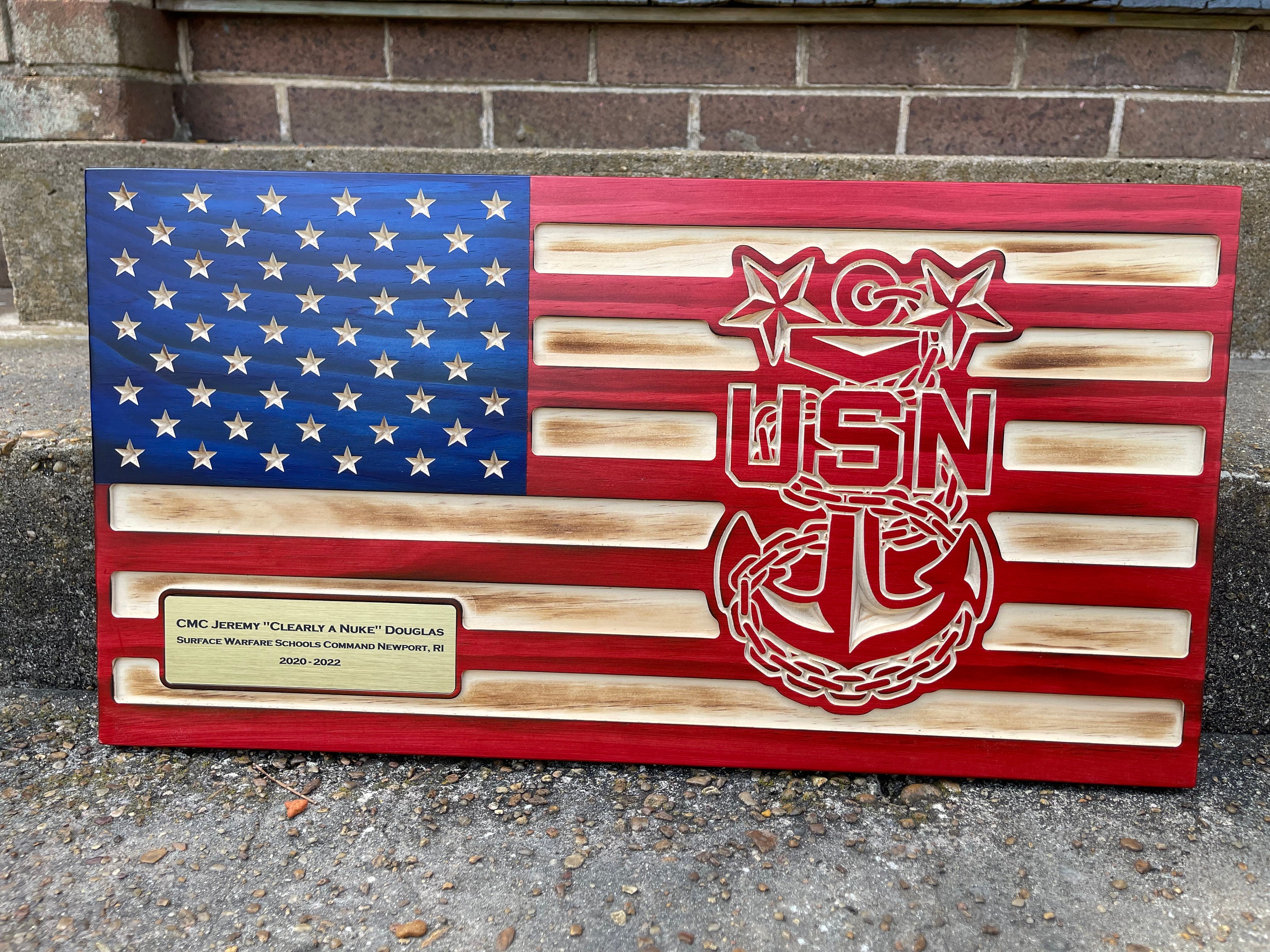Navy Retirement Personalized US Navy Flag Navy Chief Flag - Etsy