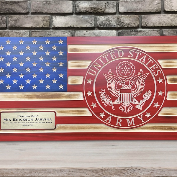 Army Retirement Plaque - Etsy
