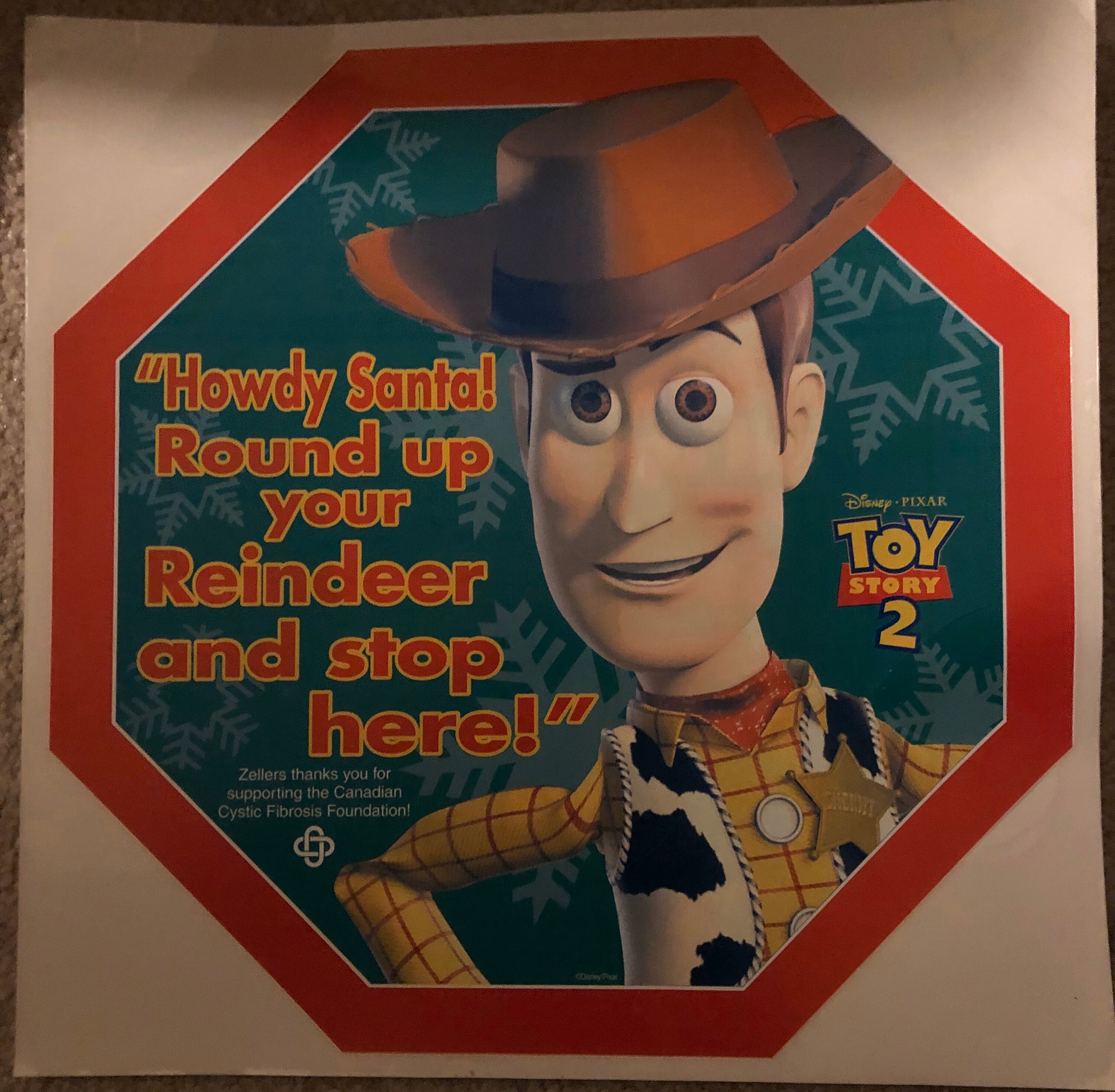 Toy Story 2 Window Clings Rare Set of 4 - Etsy