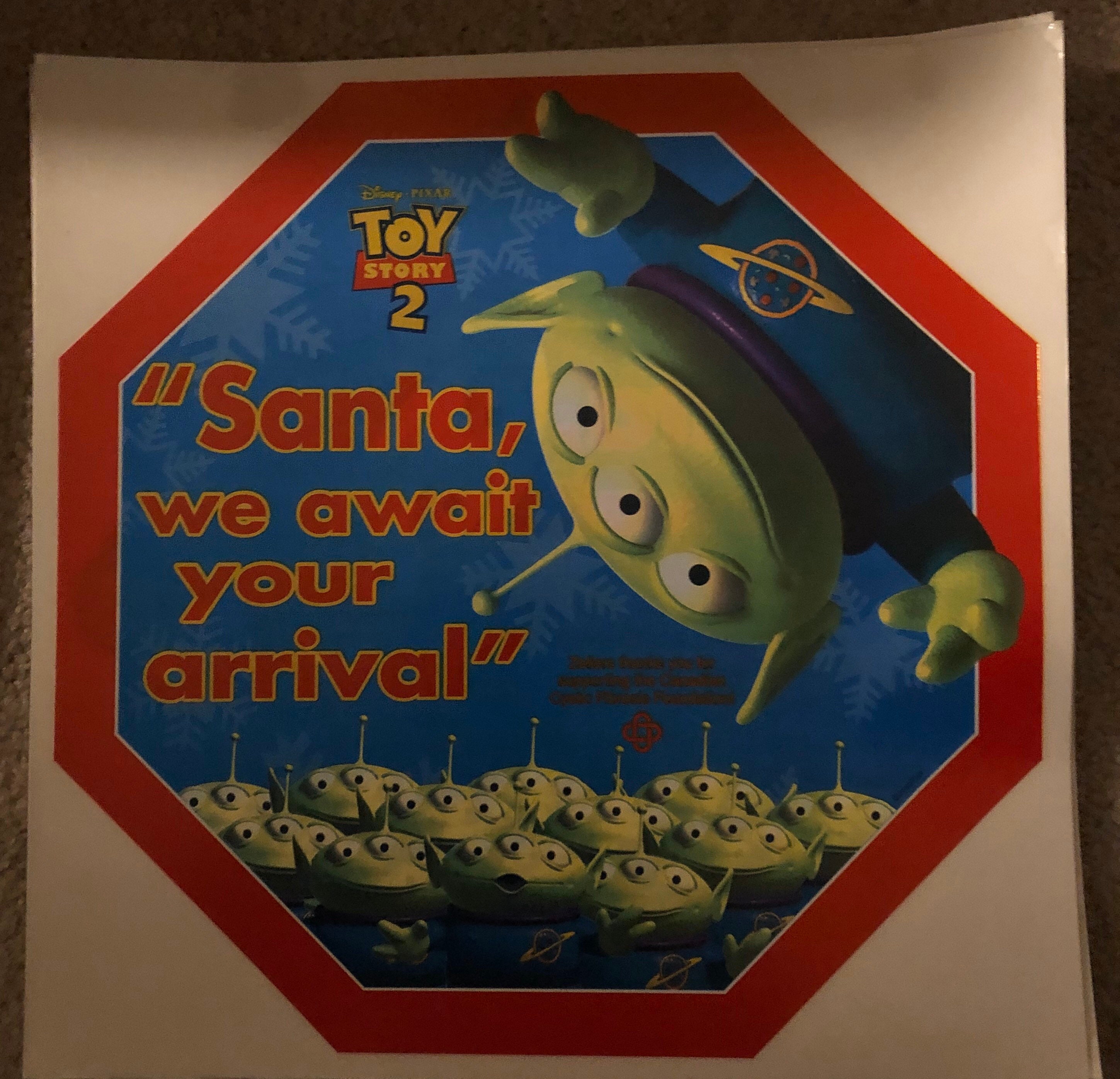 Toy Story 2 Window Clings Rare Set of 4 - Etsy