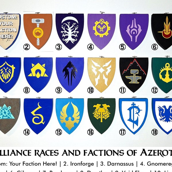 Faction Symbols - Etsy