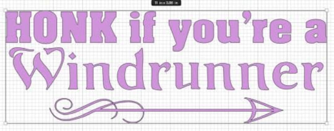 Sylvanas - Honk If You're a Windrunner - Permanent Car Decal - Etsy