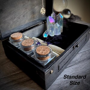 Handmade Altar Box - Pentacle Design - Wiccan Ritual Tarot Tabletop ...