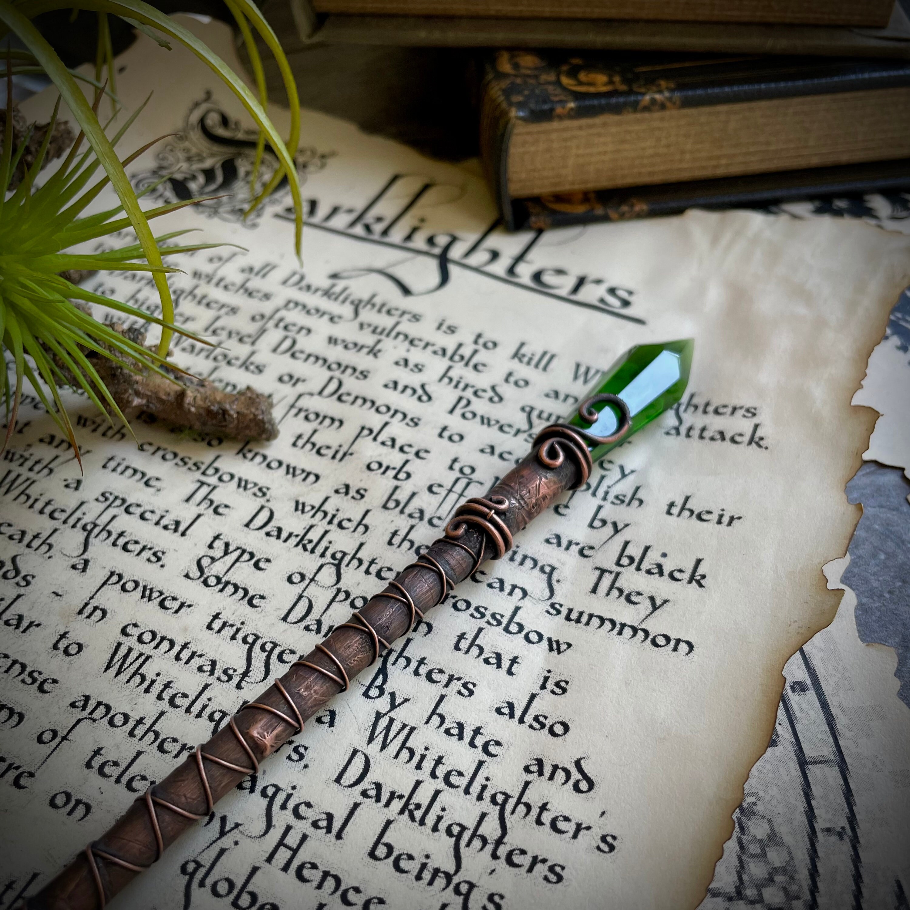 NEW - Entangled Crystal Heirloom Wicca Wand - ‘kelda, Token of the ...