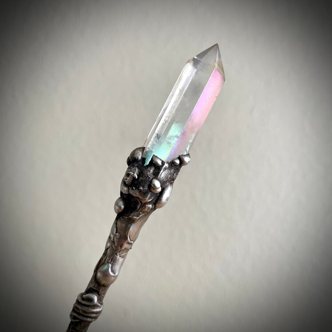 Crystal Quicksilver Wand - Elegant Gothic/victorian Style - Antiquated ...