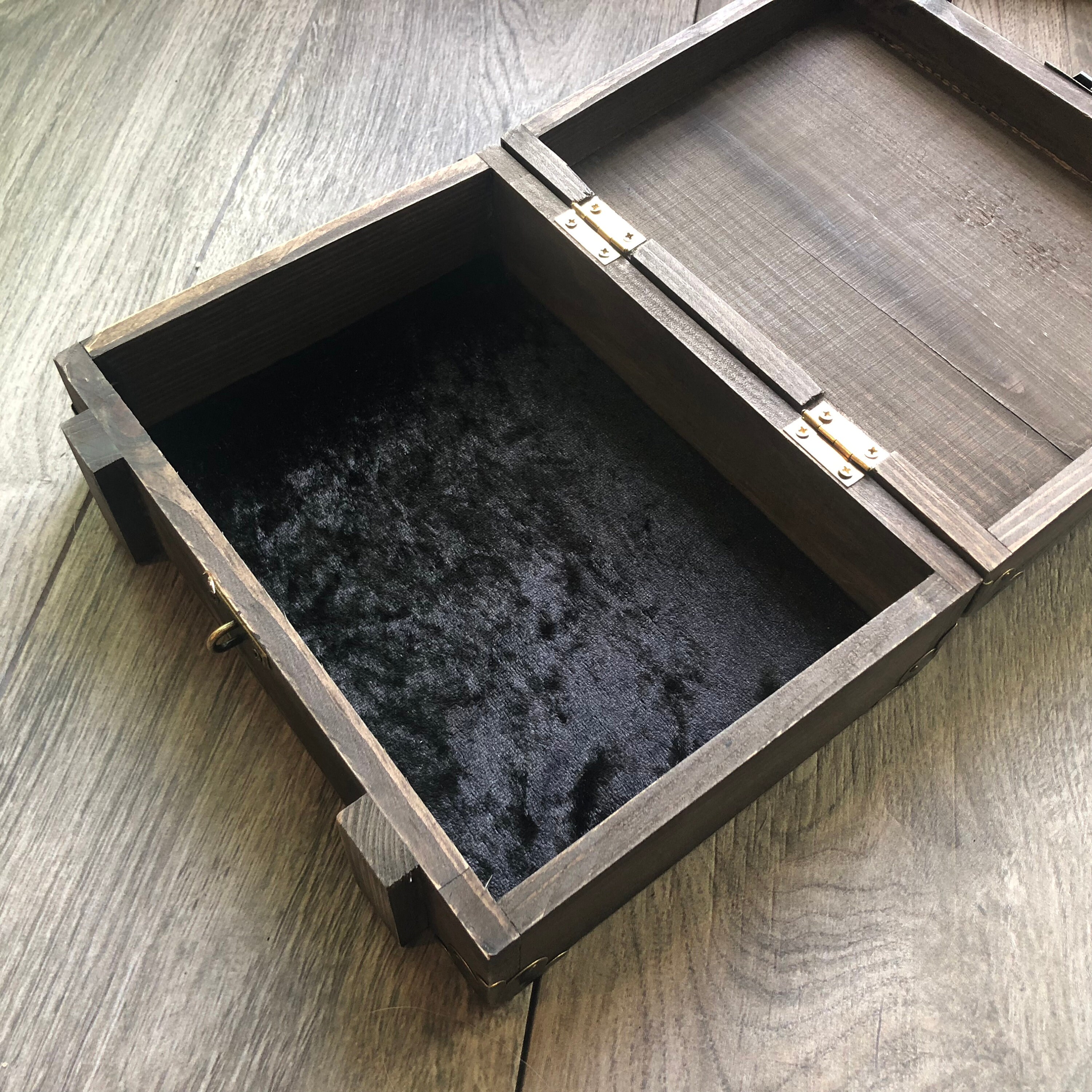 Wiccan Ashwood Altar Box Triquetra Design Reclaimed Wood - Etsy