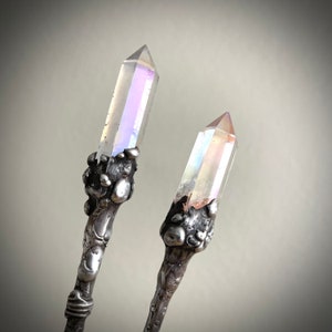 Crystal Quicksilver Wand - Elegant Gothic/victorian Style - Antiquated ...