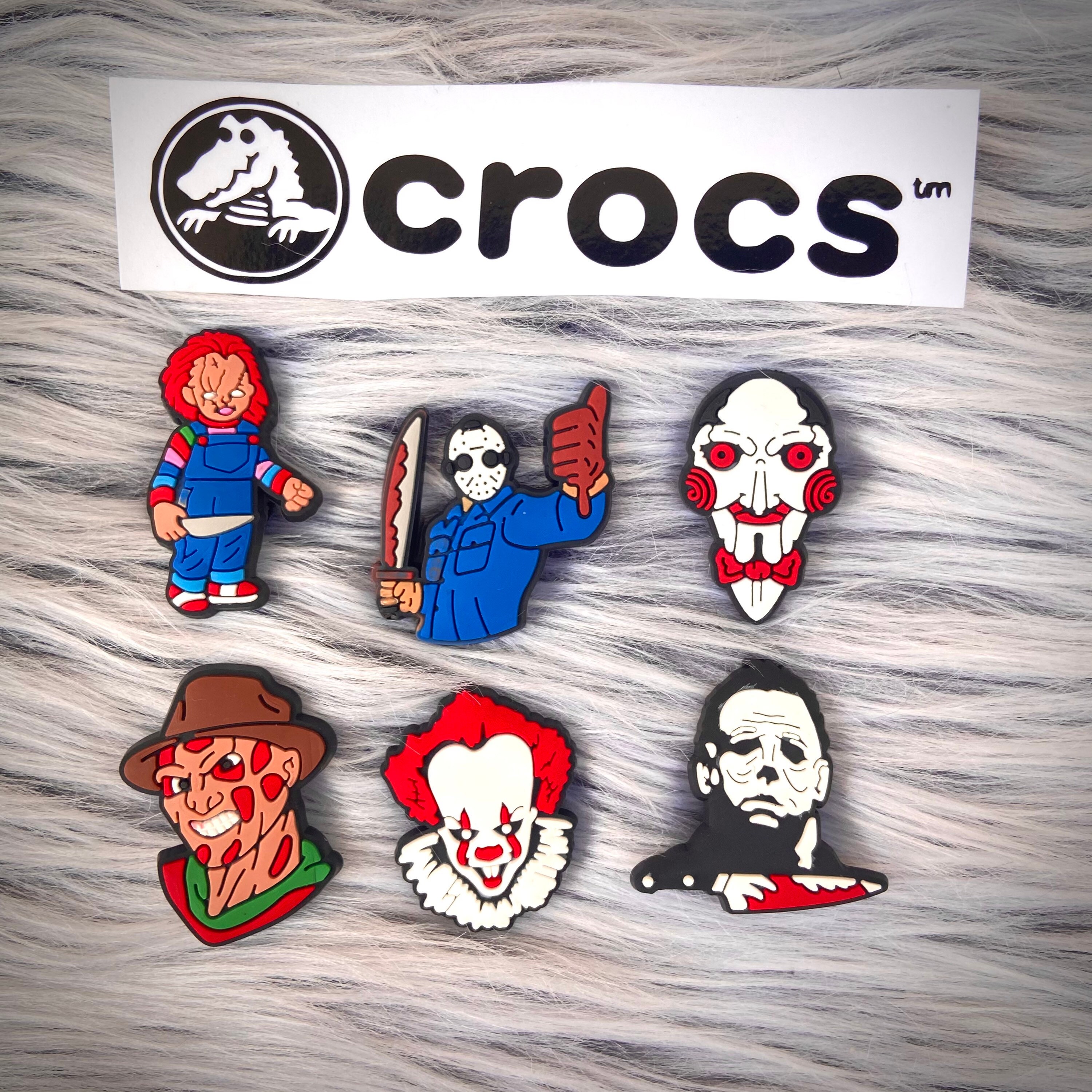 Scary Charms for Crocs set of 6 | Etsy