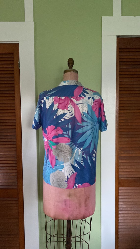 1980s Hilo Hattie Hawaiian Top Gem