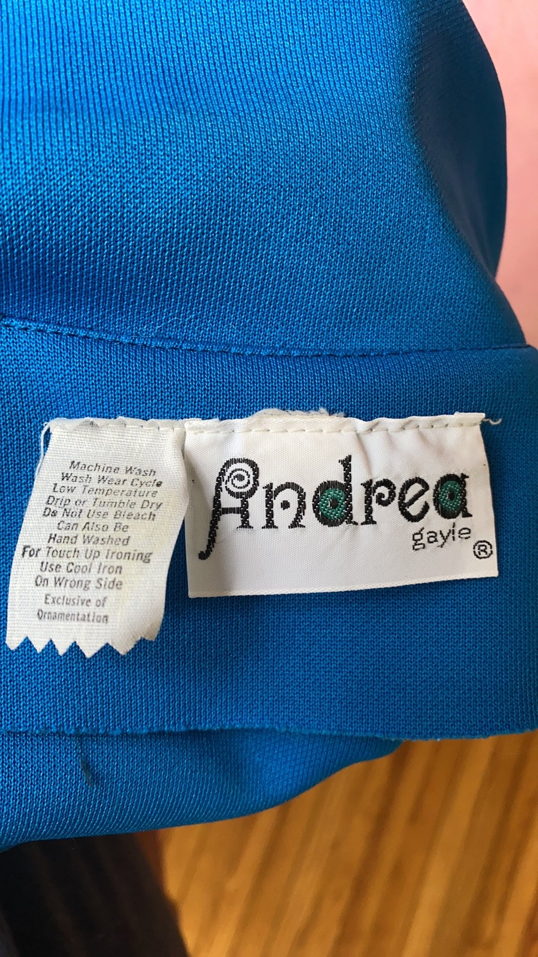 1970s Cerulean Blue Top - Etsy