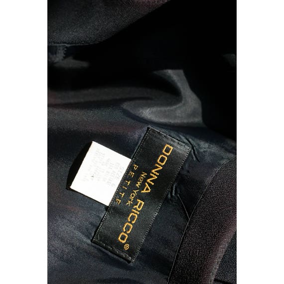 1990s LBD with bow and pleating on back - Gem