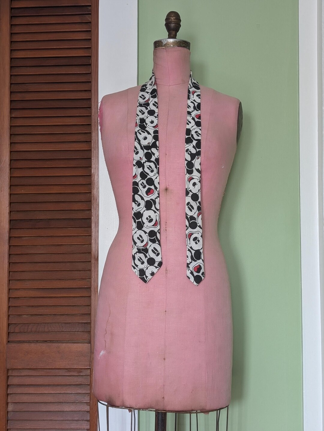 Mickey Mouse Tie - Etsy