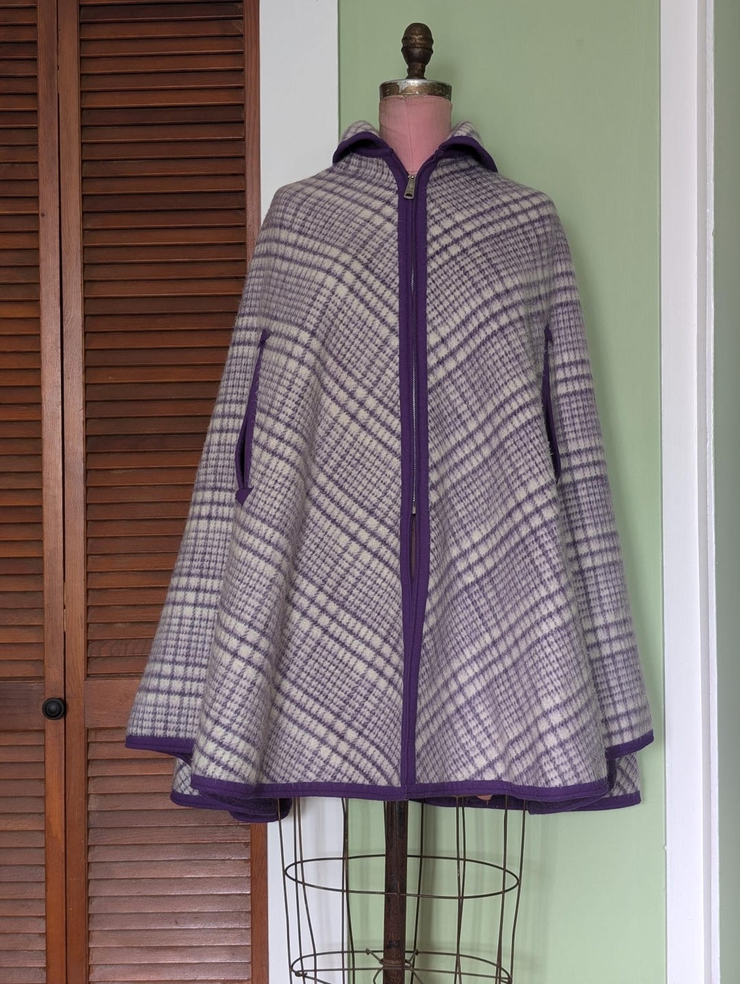 1960s Reversible Cape - Etsy